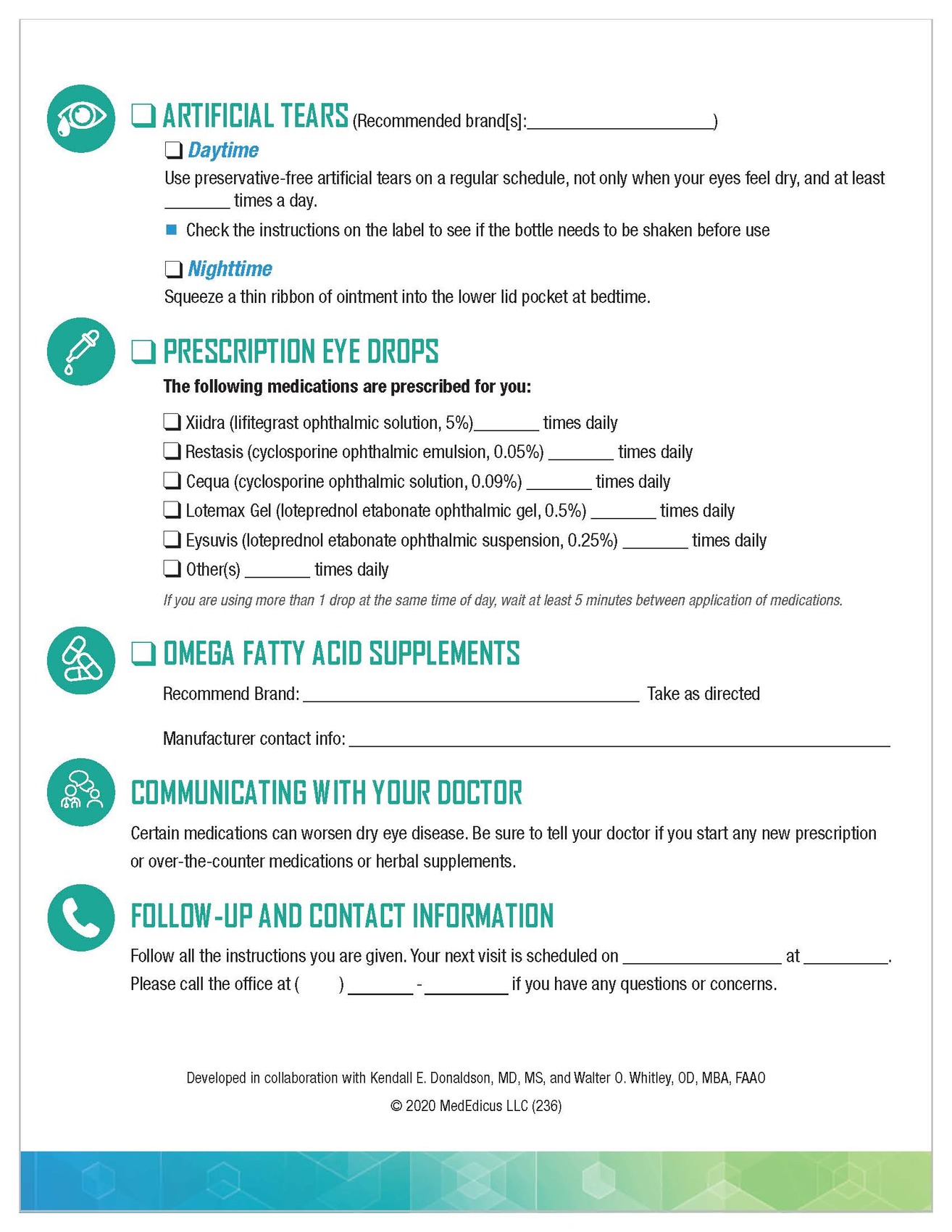 For Your Patients: Successfuly Managing Your Dry Eye Disease | MedEdicus